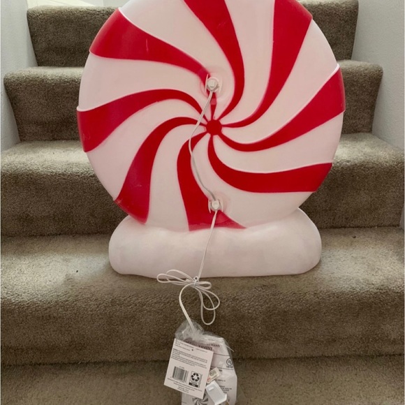 Holiday Time | Holiday | Peppermint Candy Light Up Blow Mold | Poshmark